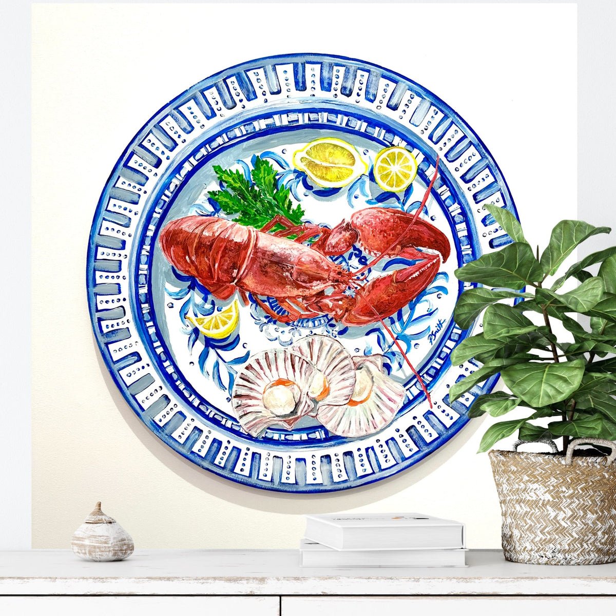Plate Paintings - Original Art by Pippa Smith Studio